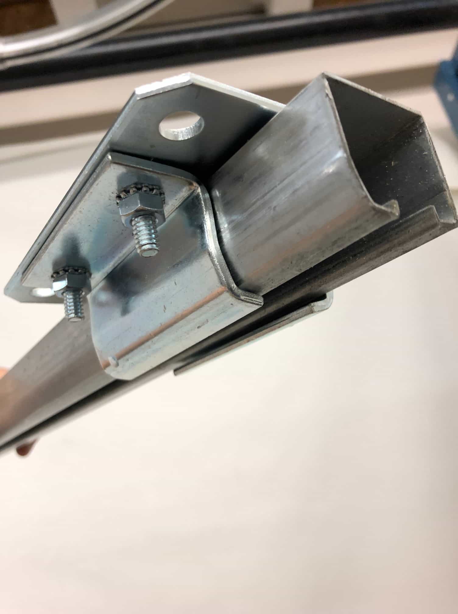 Curve 2' Track Radius Connector - Allows Curtains to Slide Around Corners